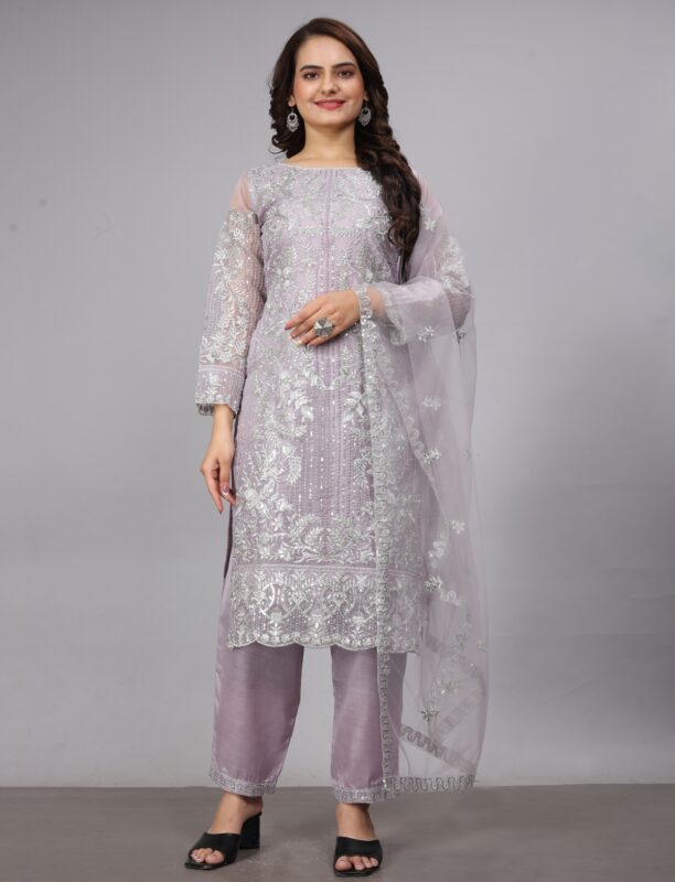 Pakistani Organza Plazo Suit women - IndiFeels Australia